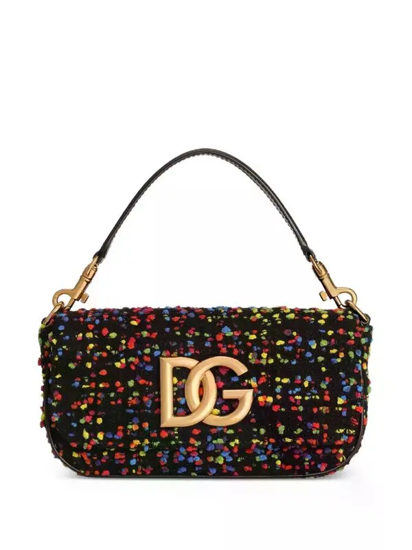 Dolce & Gabbana 3.5 Handbag In Boucl - Black