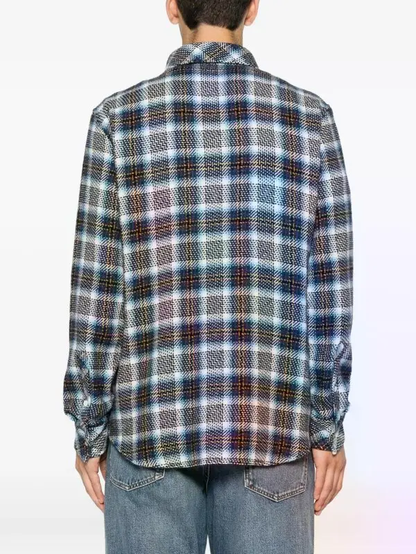 GOD'S TRUE CASHMERE Tartan-pattern Overshirt