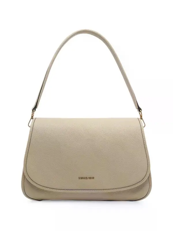 Michael Kors Medium Holmes Leather Shoulder Bag - Neutrals