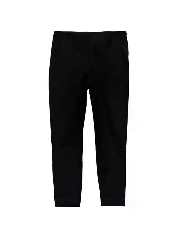 JOSEPH Gabardine Cropped Slim-fit Trousers - Black