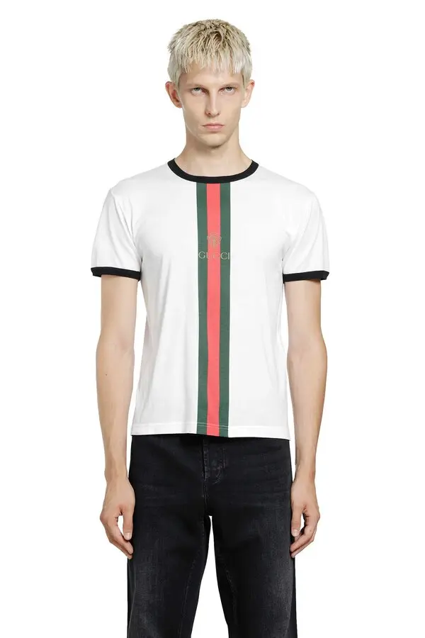 Gucci Web And Crest T-shirt