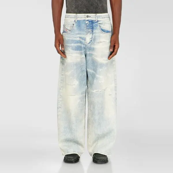 DIESEL® Joggjeans 2097 Relaxed Fit Wide Leg Jeans - Blue