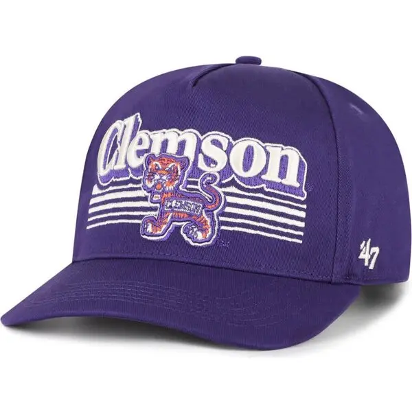 '47 Clemson Tigers Script Fade Hitch Adjustable Hat