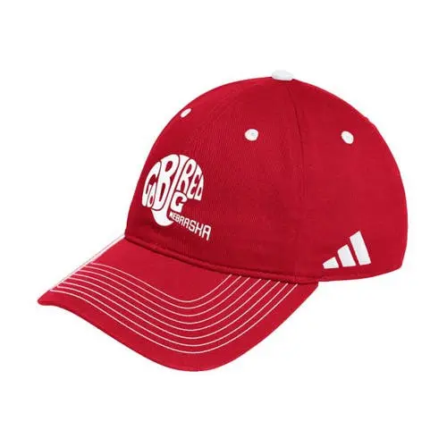 Adidas Nebraska Huskers Slouch Adjustable Hat