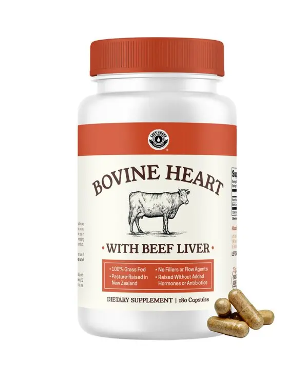 LEFT COAST PERFORMANCE Bovine Heart Capsules - No Color