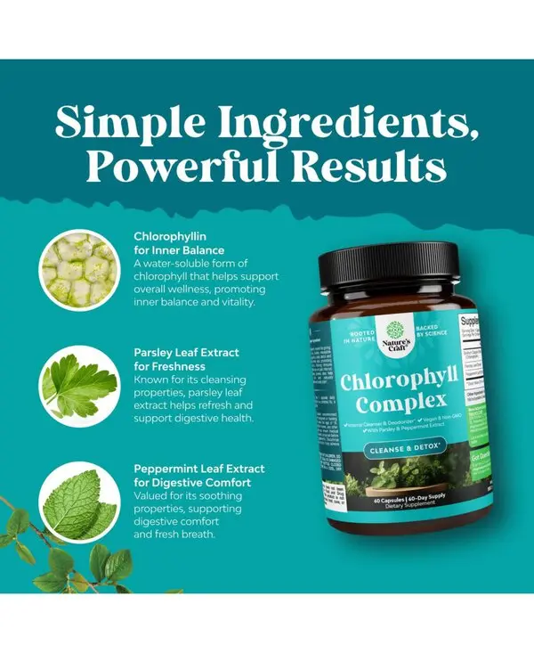 NATURE'S CRAFT Chlorophyll Complex Capsules