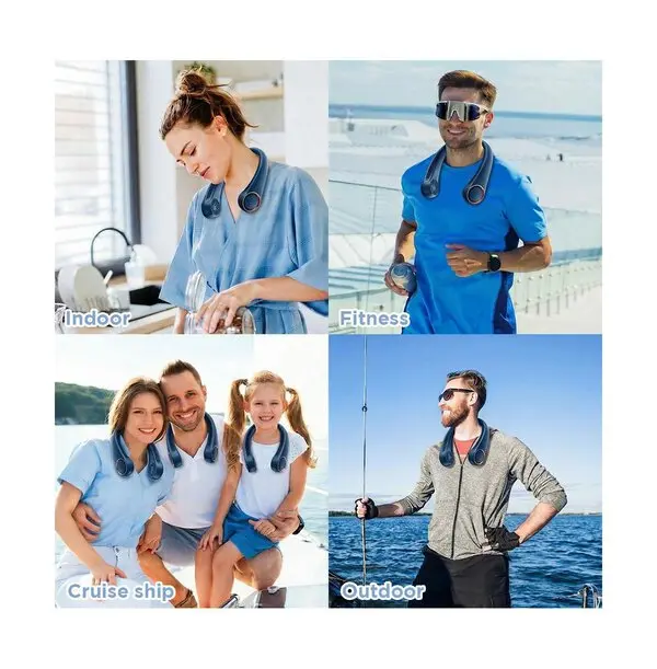 COWIN Portable Neck Fan - Blue