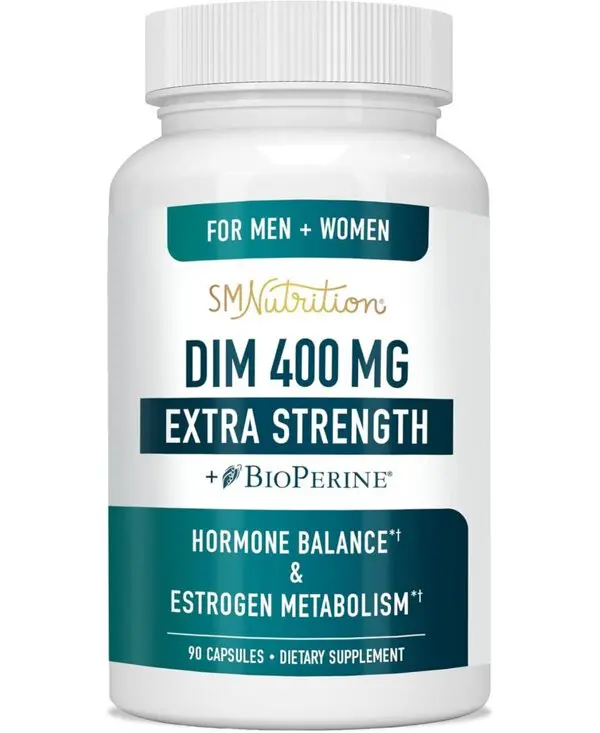 SMNUTRITION Dim 400 Milligrams Extra Strength Hormone And Estrogen Balance For And - No Color