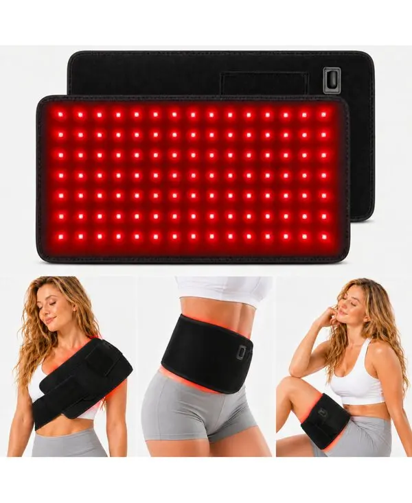 IRELIEV Fullglow Red Light And Near Infrared Universal Wrap - Black