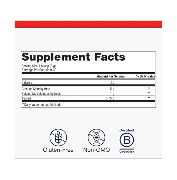 METAGENICS Creatine Up Â Creatine Supplement For And With Betaine And Taurine Â Supports Muscle Growth - No Color