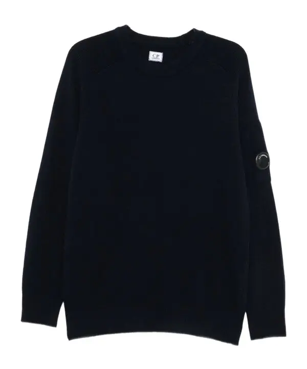 C.P. COMPANY Lens-detail Wool Sweater