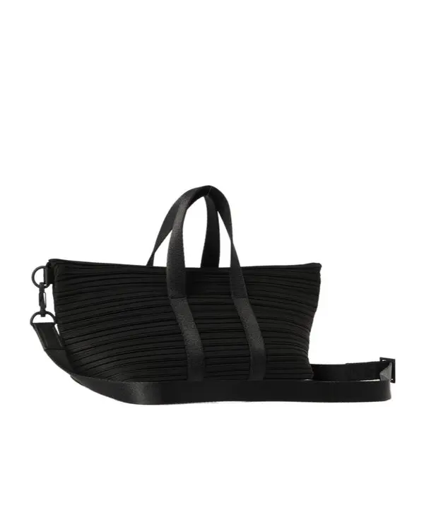 Issey Miyake Pleated Tote Bag - Black