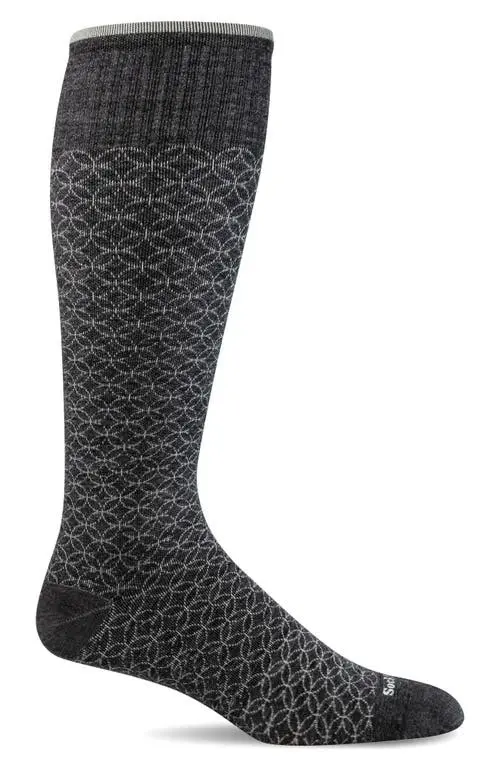 SOCKWELL Featherweight Compression Knee High Socks - Charcoal
