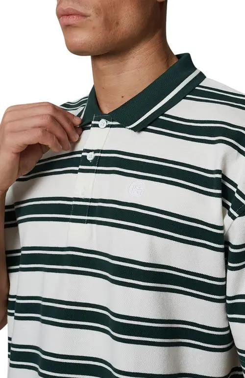 GOOD FOR NOTHING Boxy Fit Striped Polo