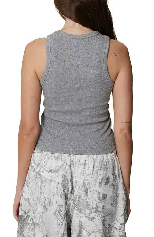 GOOD FOR NOTHING Ribbed Icarus Vest - Grey