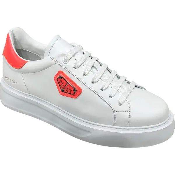Philipp Plein Low-top Sneakers Titan Plein - White/orangefluo