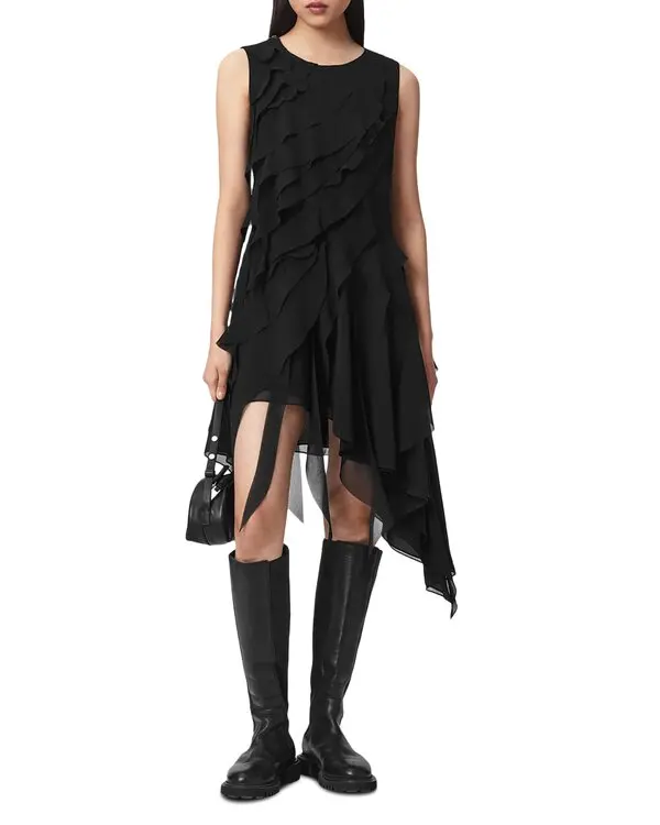 ALLSAINTS Angie High Low Dress