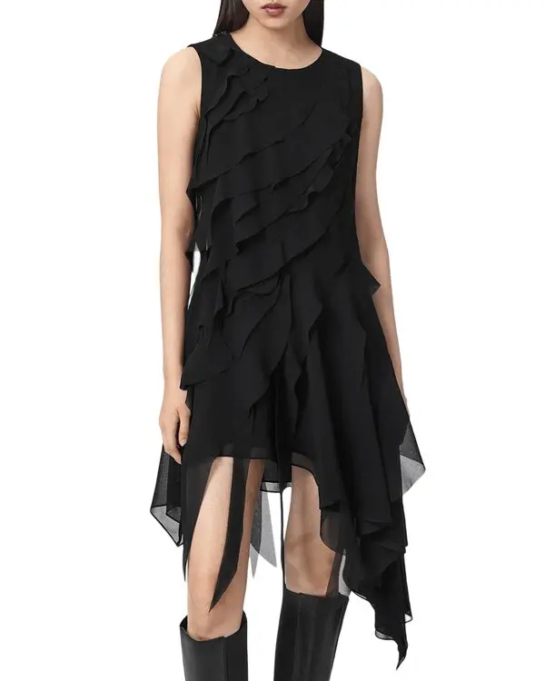 ALLSAINTS Angie High Low Dress