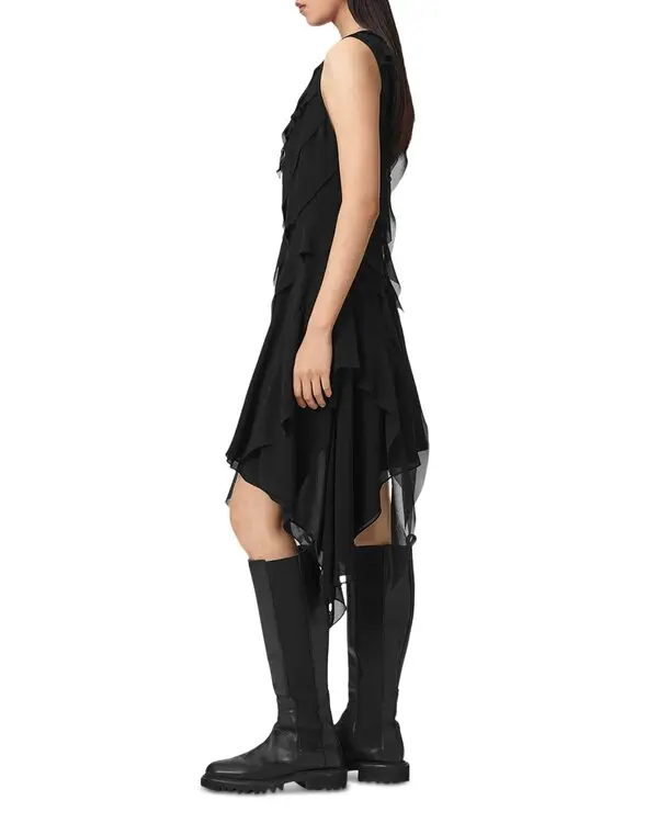 ALLSAINTS Angie High Low Dress