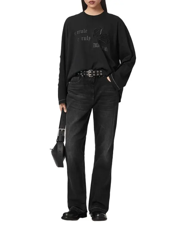 ALLSAINTS Fable Mid Rise Bootcut Jeans