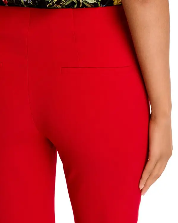 Alice + Olivia Teeny Low Rise Flare Leg Pants - Hibiscus