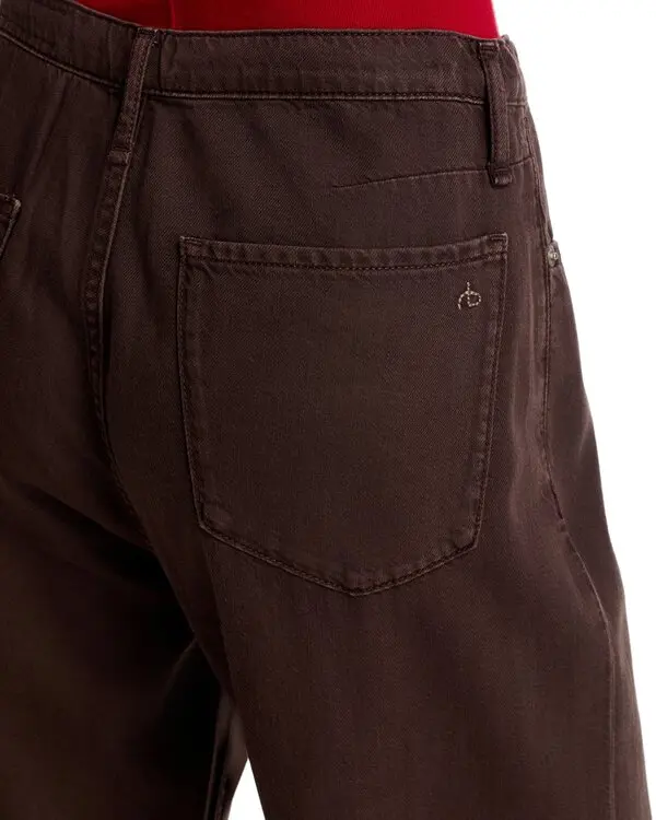 Rag & Bone Phoebe Featherweight Drawstring High Rise Wide Leg Jeans