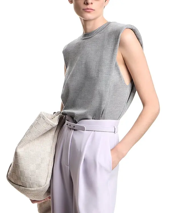 Emporio Armani Virgin Wool Knit Top