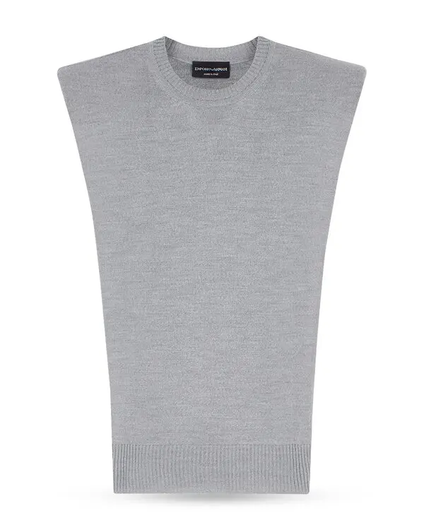 Emporio Armani Virgin Wool Knit Top