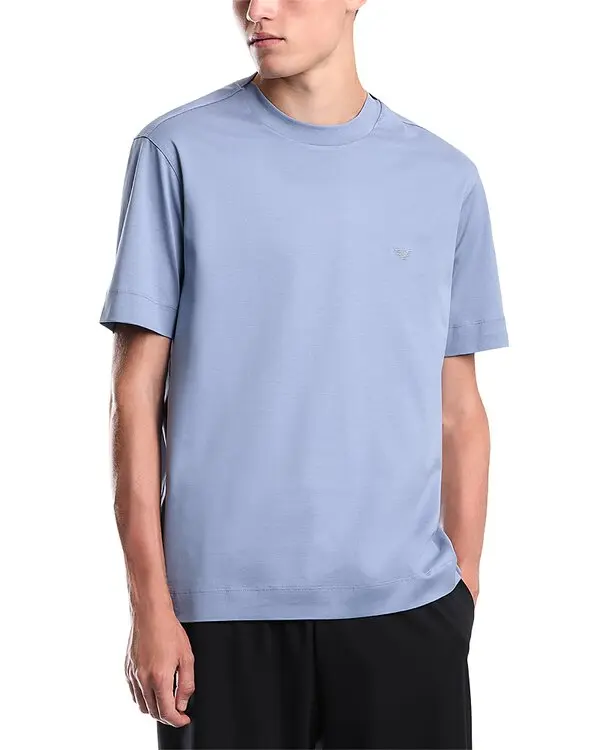 Emporio Armani Cotton Jersey Tee - Light Blue