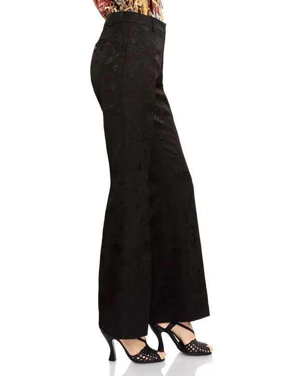 Etro Floral Bootcut Pants