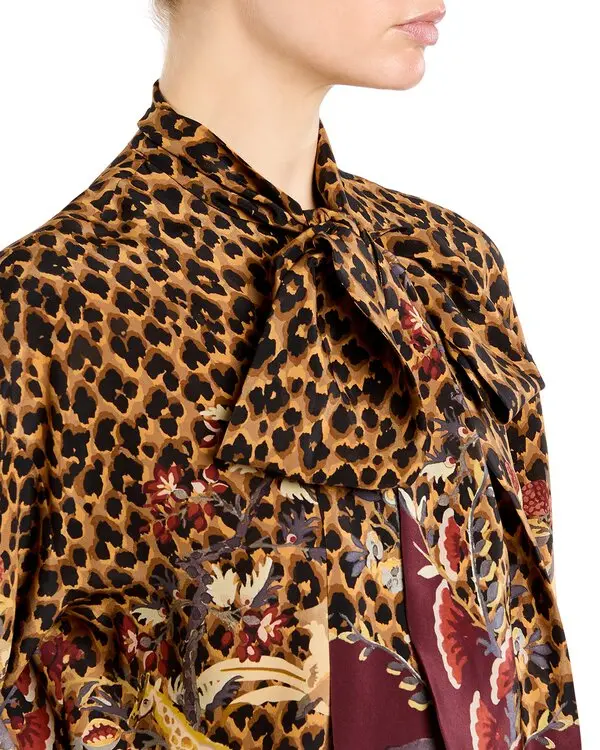 Etro Silk Tie Neck Shirt