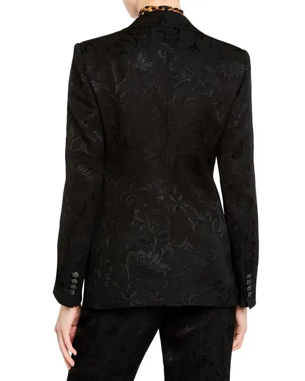 Etro Peak Lapel Fitted Jacket