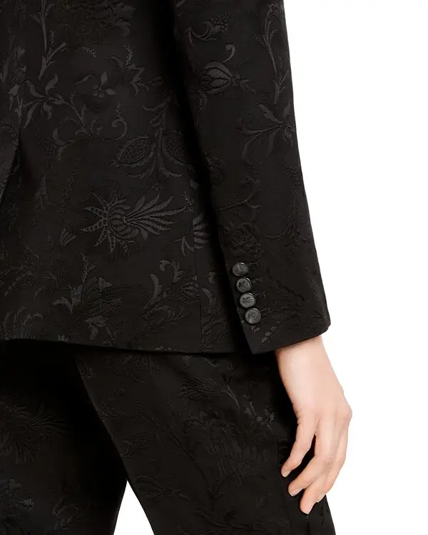 Etro Peak Lapel Fitted Jacket