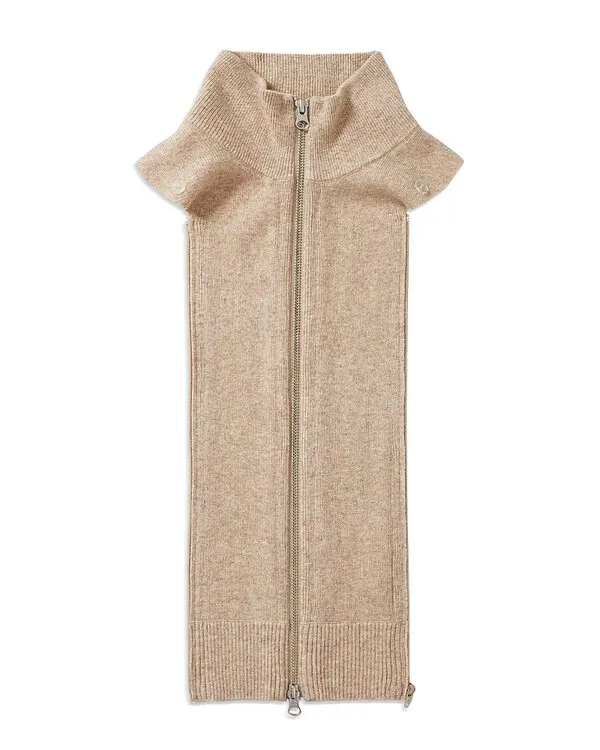 Veronica Beard Uptown Cashmere Dickey - Oatmeal