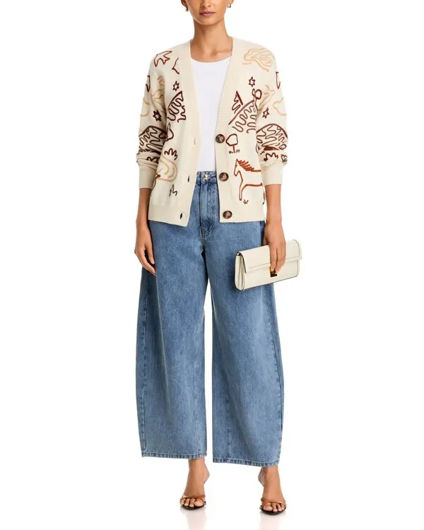 Farm Rio Countryside Cornelli Wool Cardigan