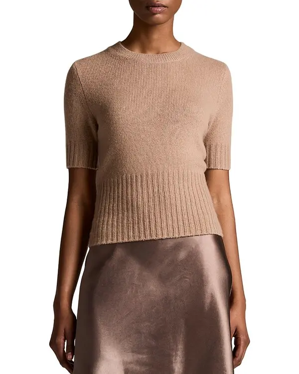 Vince Wool Cashmere Ribbed Sweater