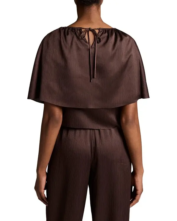 Vince Plisse Cape Top