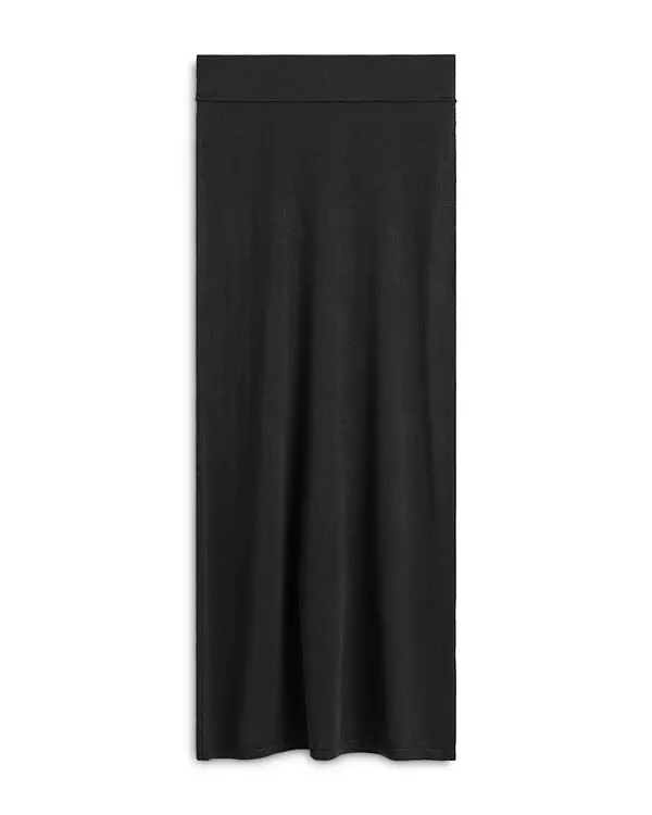 TOTEME Long Knit Skirt - Black