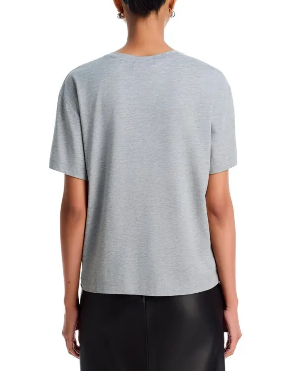 TOTEME Classic Jersey T-shirt - Mid Grey Melange