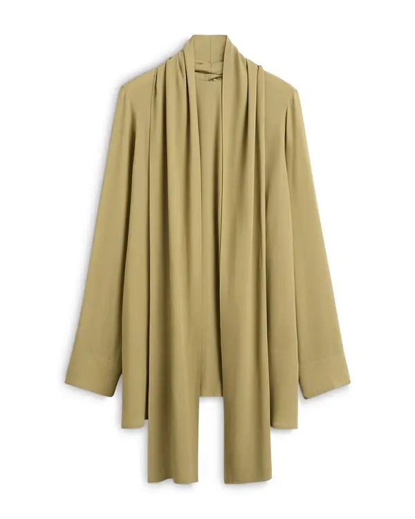 TOTEME Draped Scarf Blouse - Desert