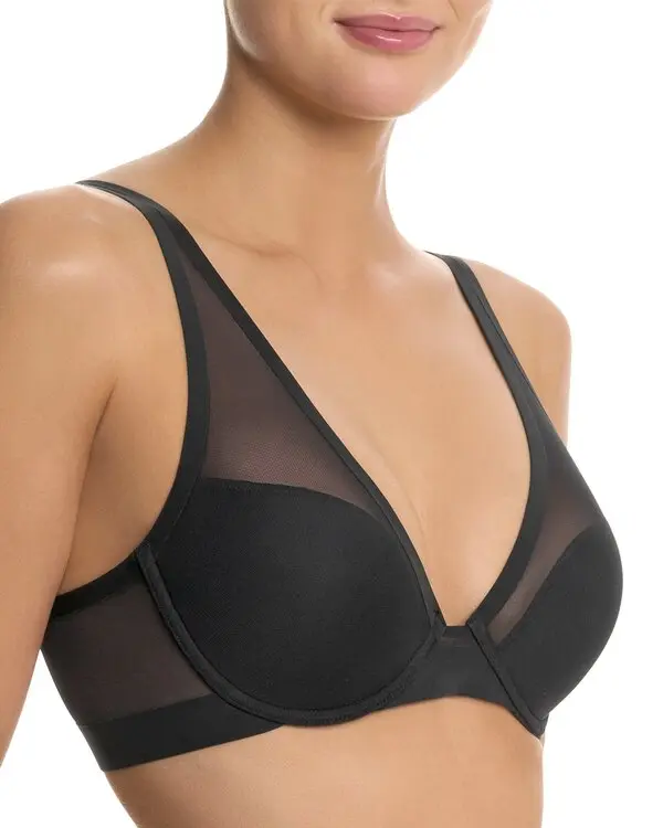 Natori True Zen Plunging T-shirt Bra - Black