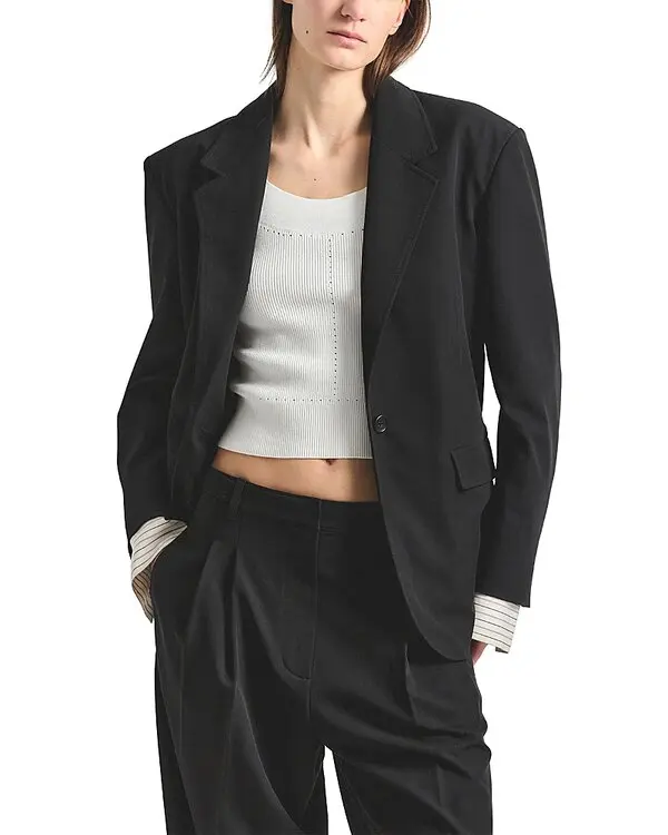 Derek Lam 10 Crosby Blaire Tropical Stretch Blazer