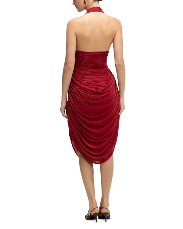 MAYGEL CORONEL Drapee Midi Dress