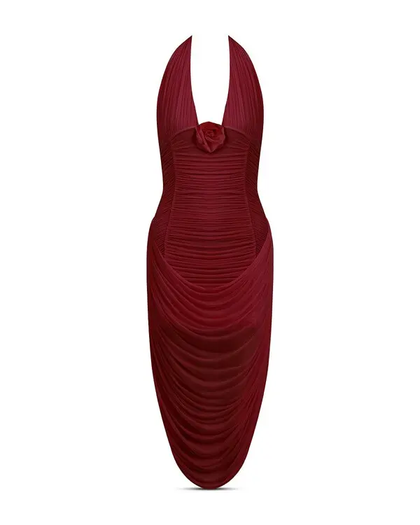 MAYGEL CORONEL Drapee Midi Dress