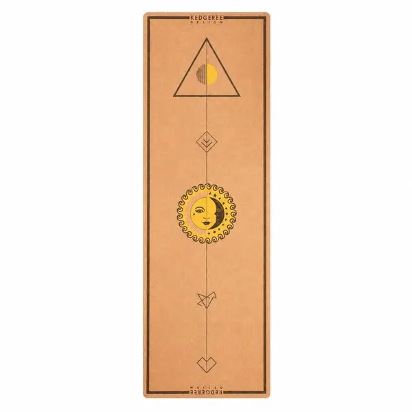 KEDGEREE DESIGN The Sun & Moon Ultra Light Travel Mat 2mm - Brown