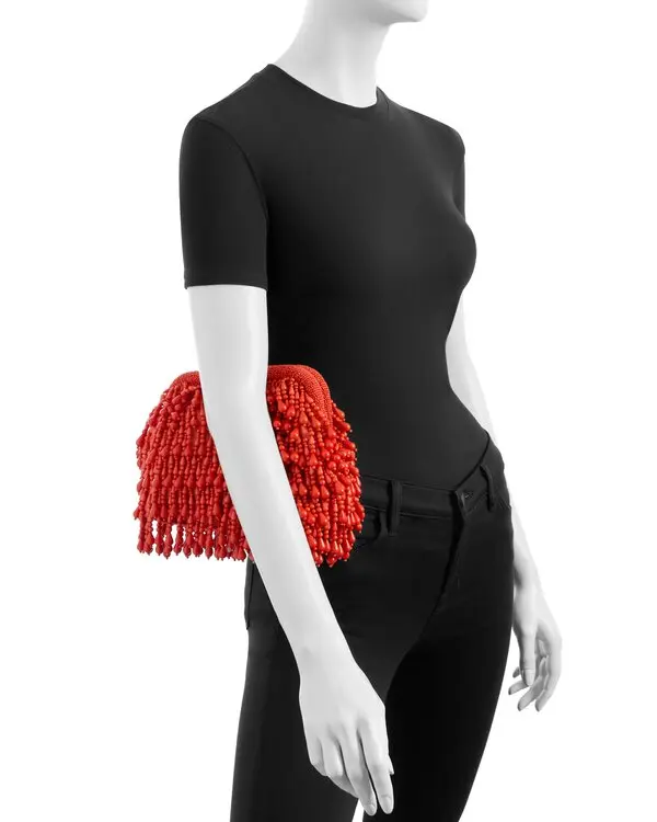 SIMONMILLER Beaded Drop Clutch - Orange