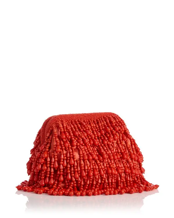 SIMONMILLER Beaded Drop Clutch - Orange