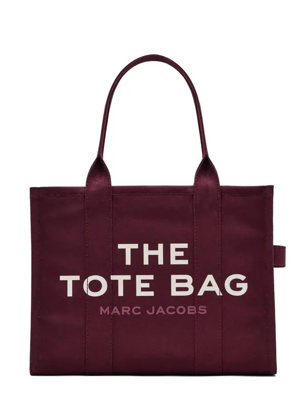 Marc Jacobs Large Logo Print Tote - Violet