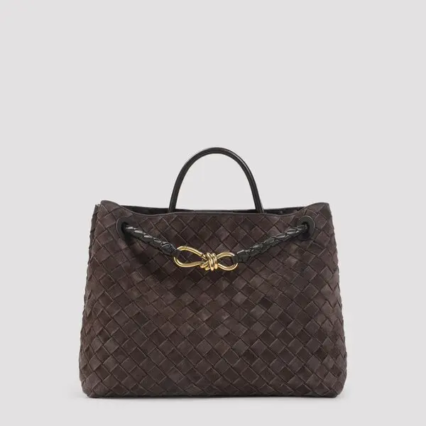 Bottega Veneta Medium Suede Handbag - Brown