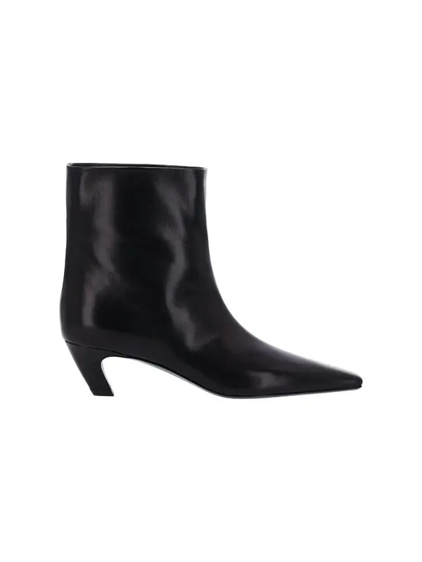 Khaite Pointed-toe Ankle Boots